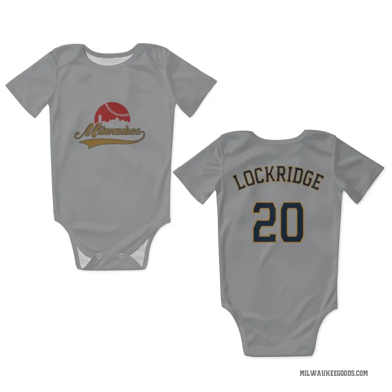 Brandon Lockridge Bodysuit | Authentic Milwaukee Brewers Brandon ...