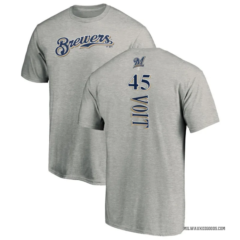 Luke Voit T-Shirt | Authentic Milwaukee Brewers Luke Voit T-Shirts ...