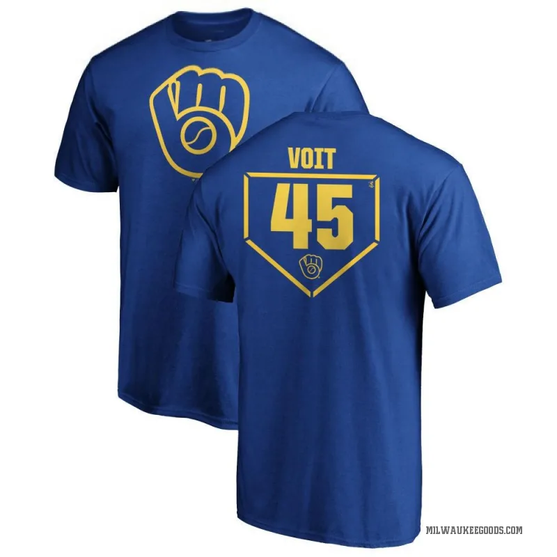 Luke Voit T-Shirt | Authentic Milwaukee Brewers Luke Voit T-Shirts ...